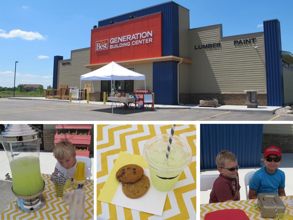 JJMs lemonade stand at GHBC - Generation Building Center